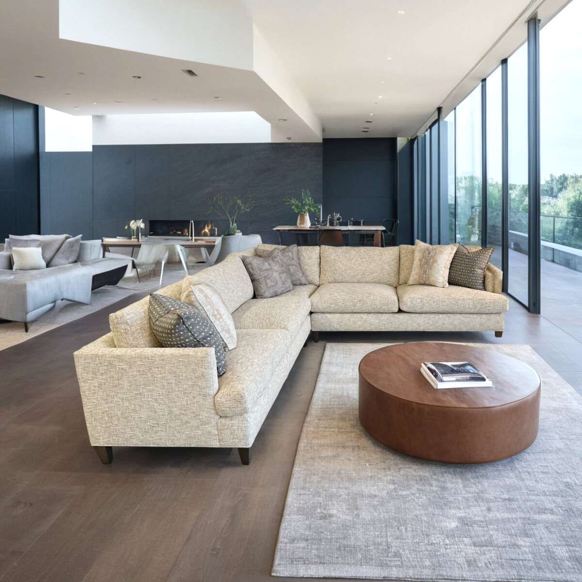 Mariah Modern L-Shaped Sectional Sofa – Montgomery’s - Local South ...