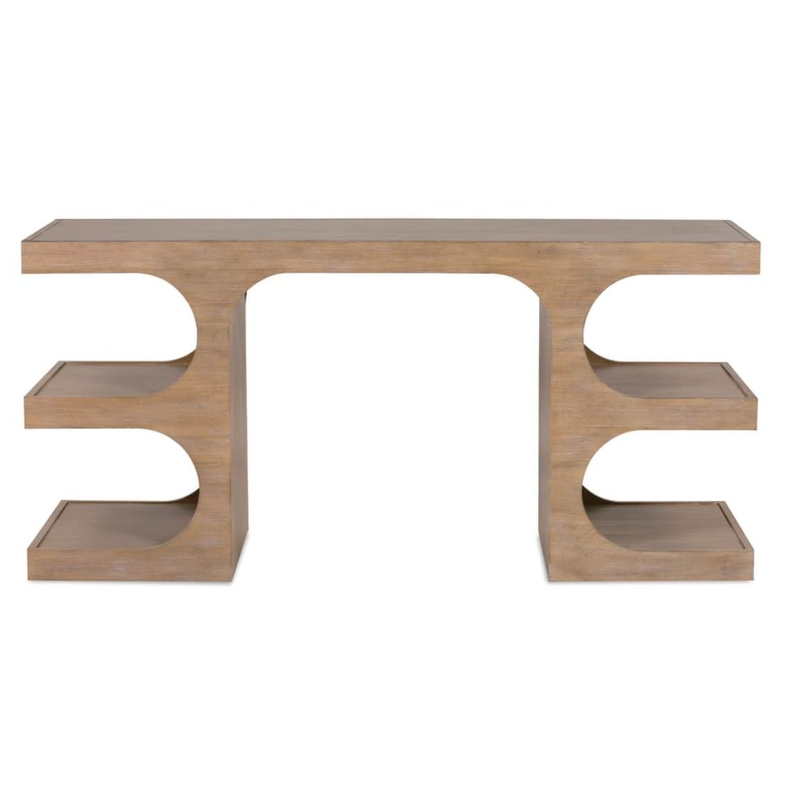 Curved Open Shelf Desk – Montgomery’s - Local South Dakota Furniture Stores