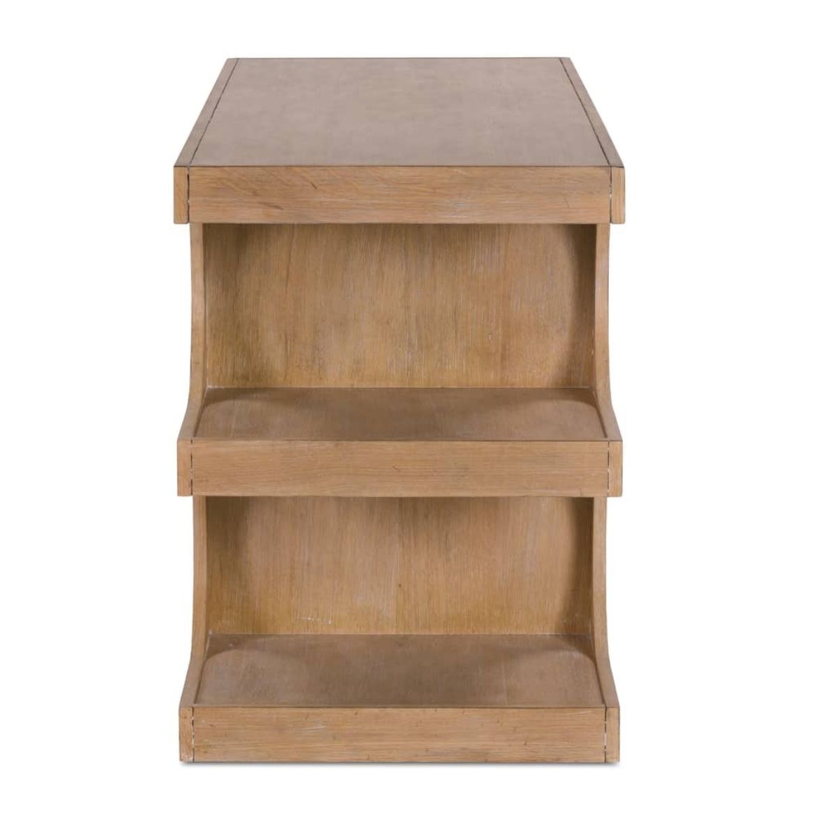 Curved Open Shelf Desk – Montgomery’s - Local South Dakota Furniture Stores